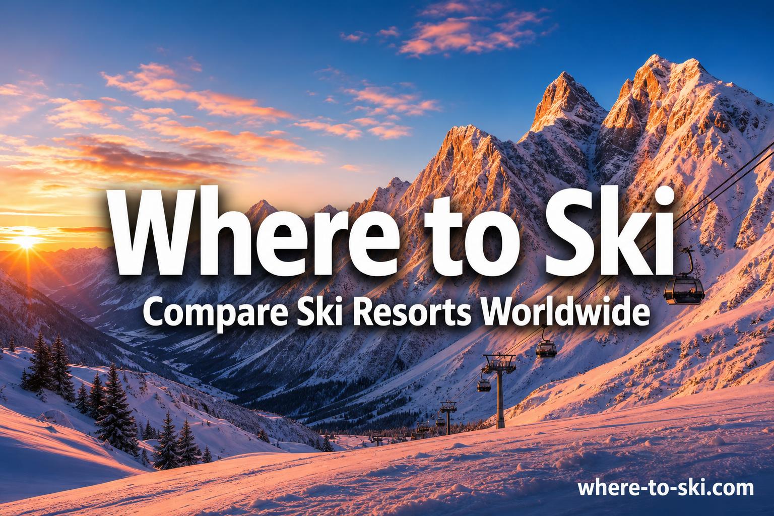 Where to Ski — Live Snow, Prices & AI Resort Picks for 675+ Resorts